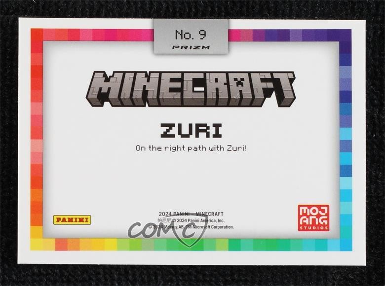 2024 Panini Minecraft Color Blast Zuri #9 1co7 | eBay