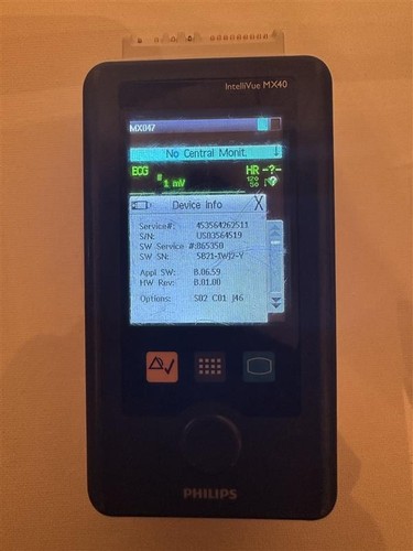 Philips Intellivue MX40-1C4 (S01, C01, J46) Patient Monitor [Year: 2013 ...