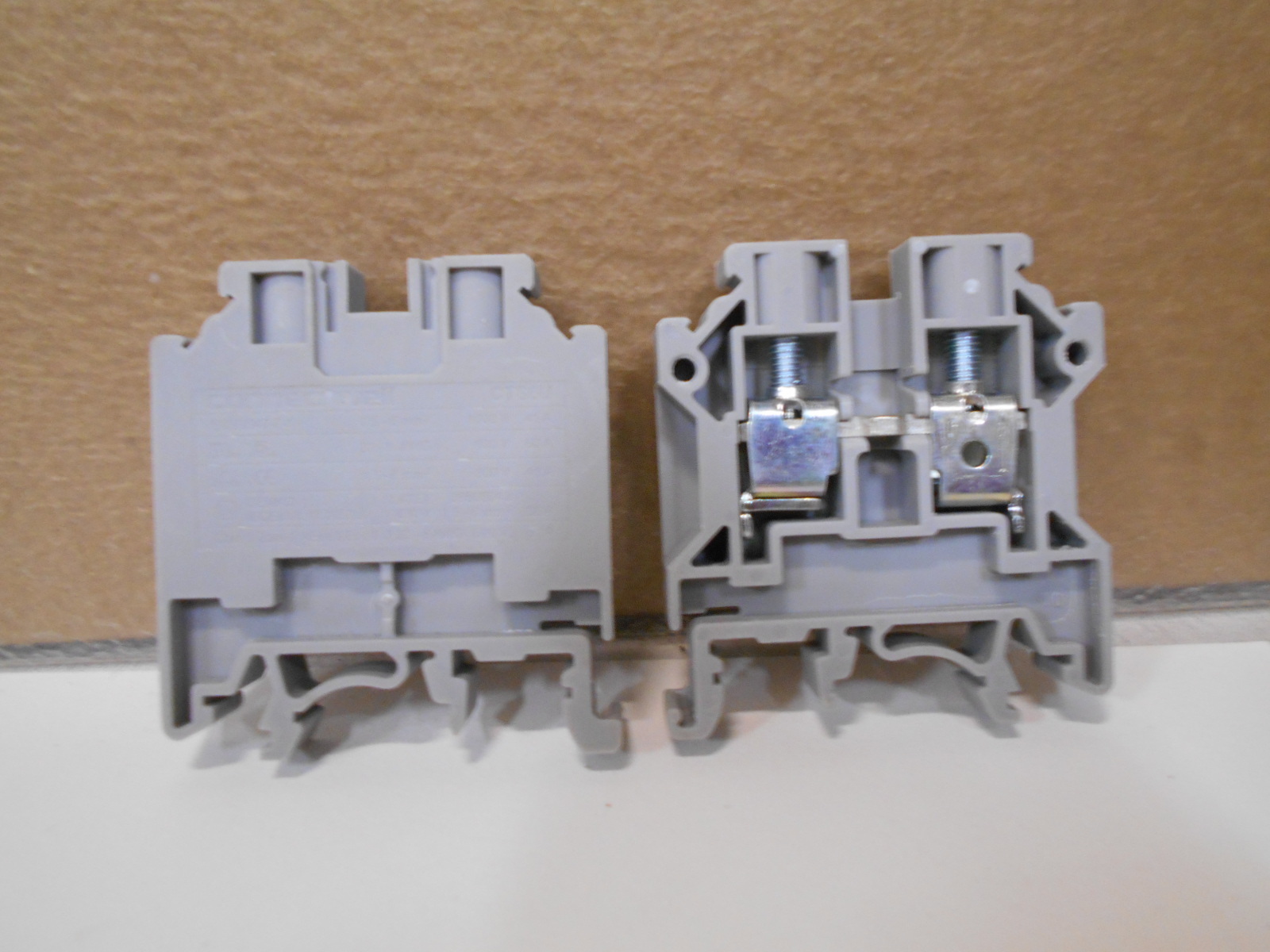 Lot OF 100 Altech CTS6U Terminal-Blocks 22-8 AWG 6mm Feed Thru Screw ...