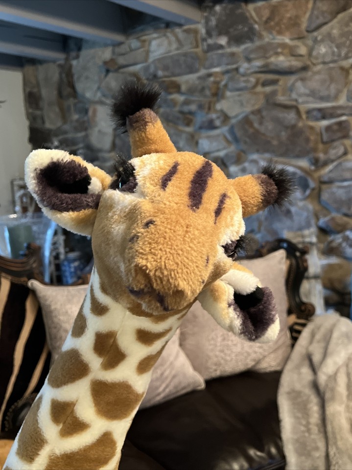 Melissa & Doug Giant Jumbo Lion & Giraffe Stuffed Animals Large Kids ...