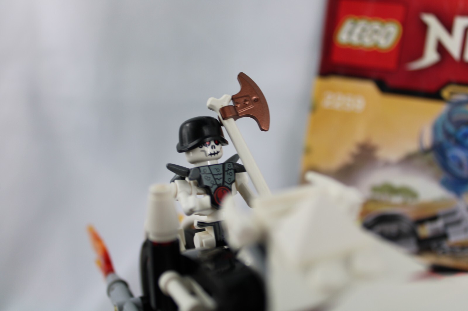 LEGO NINJAGO (2259) Skull Motorbike 100% Complete With Instructions No ...