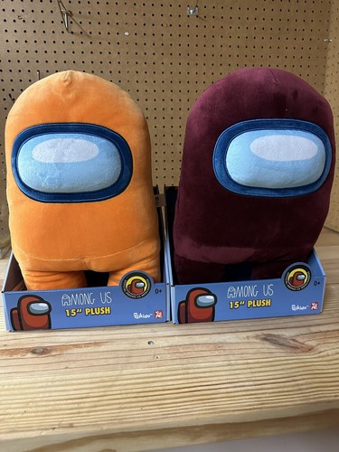 AMONG US 15" PLUSH ORANGE And MAROON | eBay