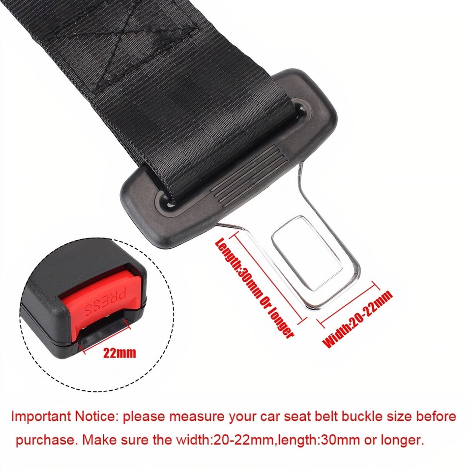 90mm Replacement Seat Belt Buckle Blade Receiver for Cars Vans Buses ...