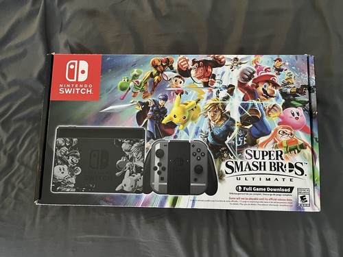 Nintendo Switch Super Smash Bros Ultimate Edition Console Bundle for ...