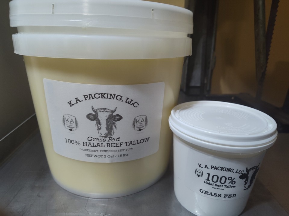 Grass Fed Halal Beef Tallow 2 Gallon | eBay
