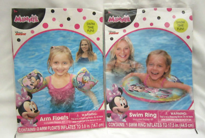 Minnie Mouse Clubhouse 20" Beach Ball & Minnie Mouse Swim Arm Bands ...
