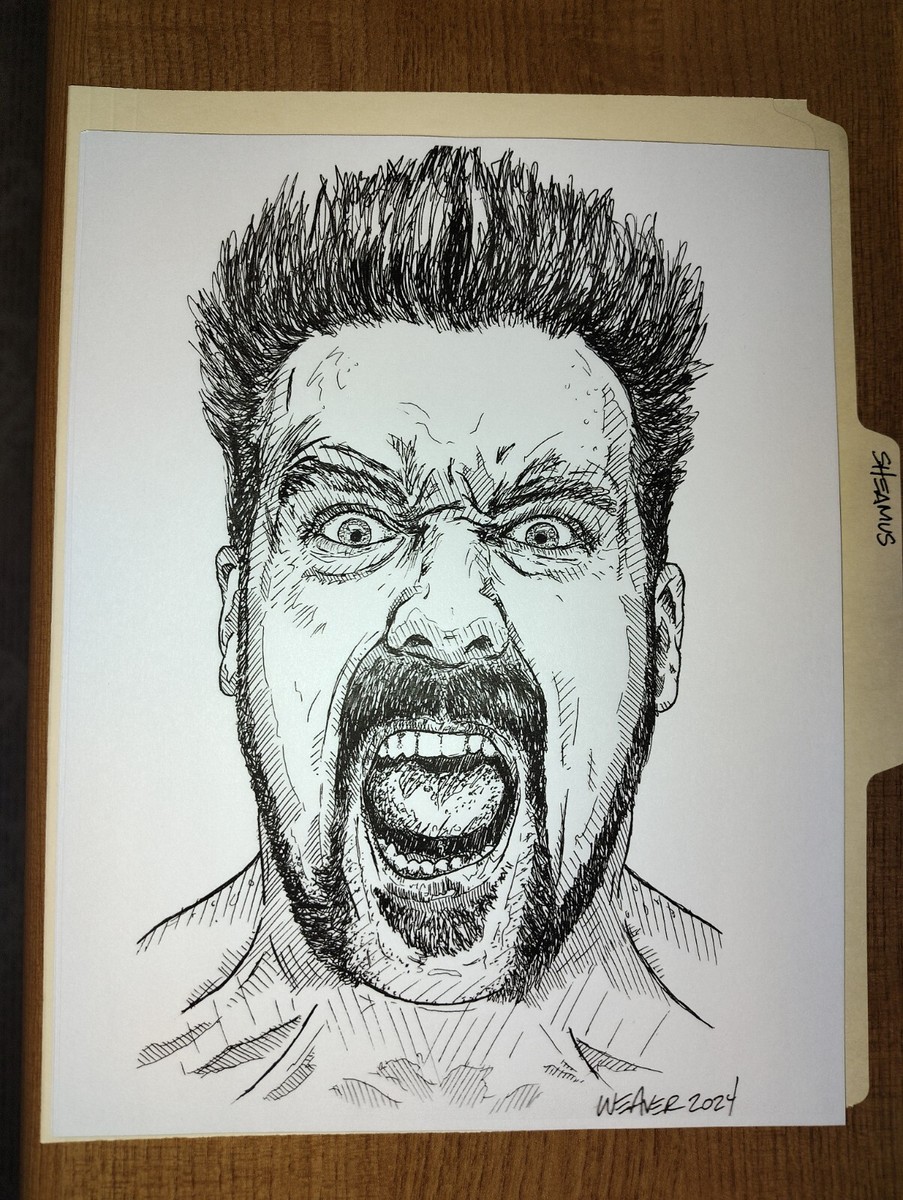 Dibujo De Sheamus Wwe Wrestler Sheamus Coloring Pages Hellokids.com