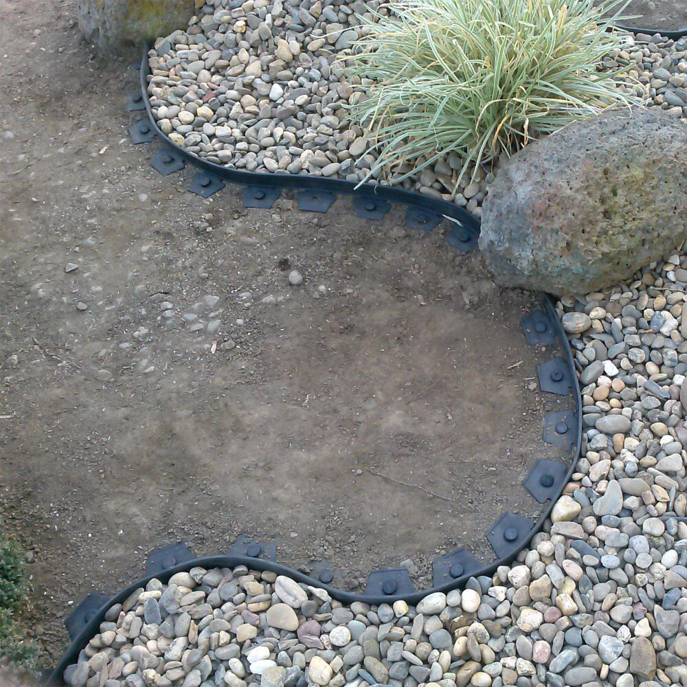 10m Fence Landscape Garden Lawn Edging Border Flexible Plant Grass with ...