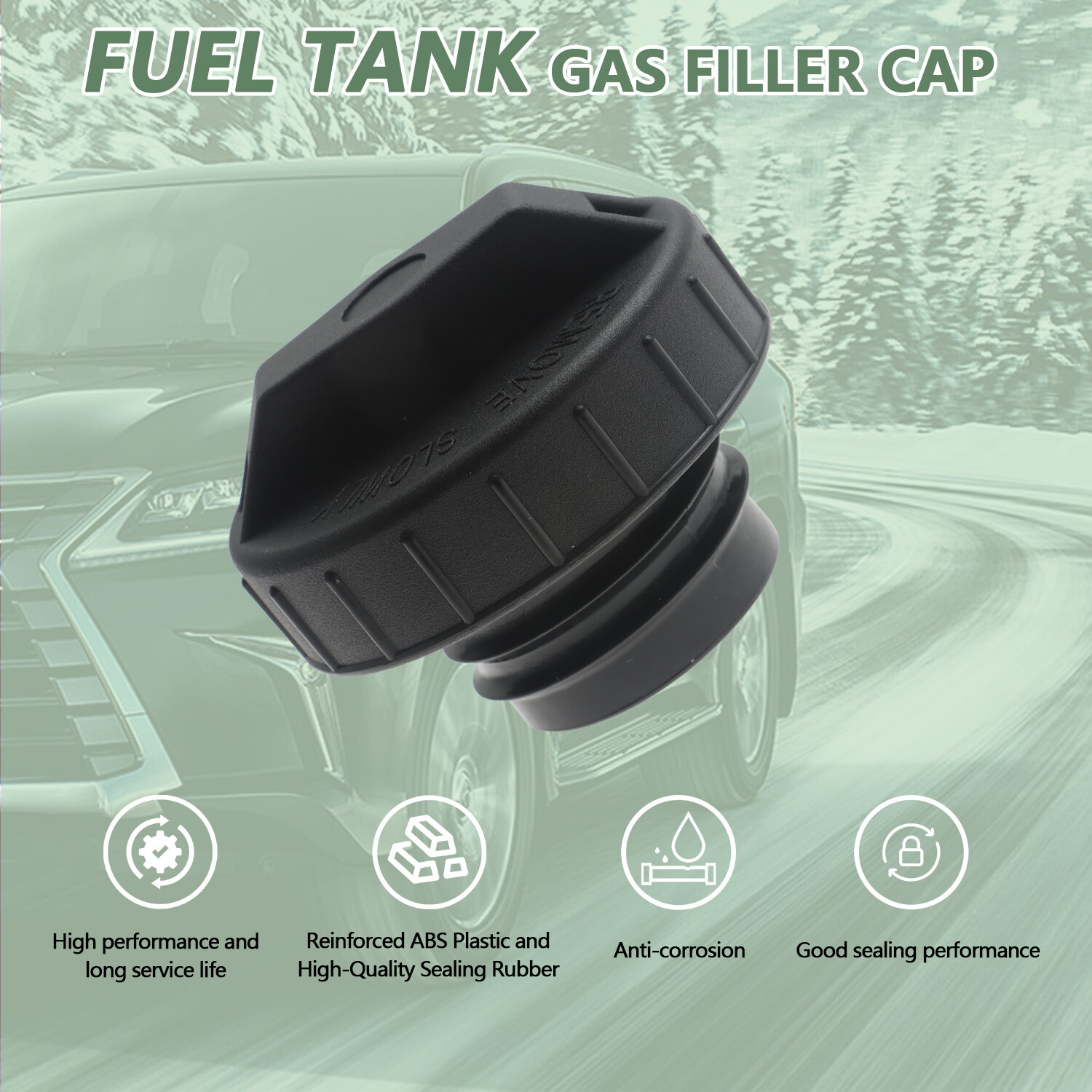 Black Gas Tank Fuel Filler Cap Fits for Toyota Avalon Camry Tundra ...
