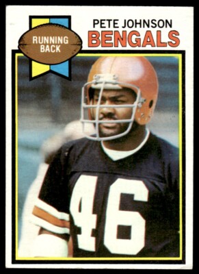 1979 Topps Pete Johnson Cincinnati Bengals #34 | eBay