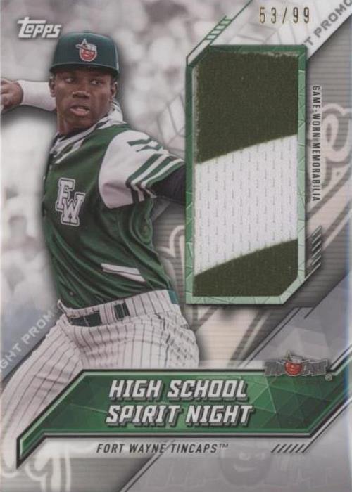 2017 Topps Pro Debut - Promo Night Uniforms Fort Wayne TinCaps #PNR-HSN ...
