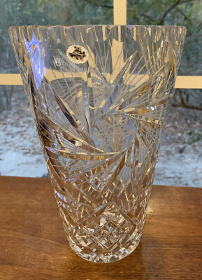 Vintage 10” H, 6 Lb Brilliant Cut West Germany Heavy Lead Crystal ...