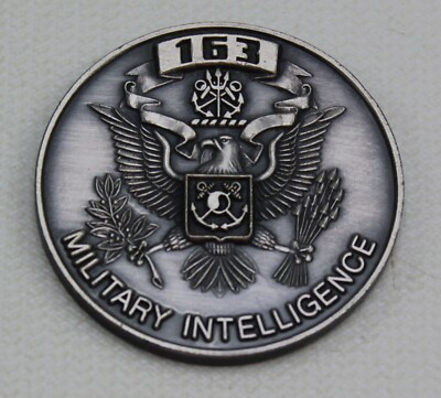 165b Military Intelligence Knowledge is Power Challenge Coin | eBay