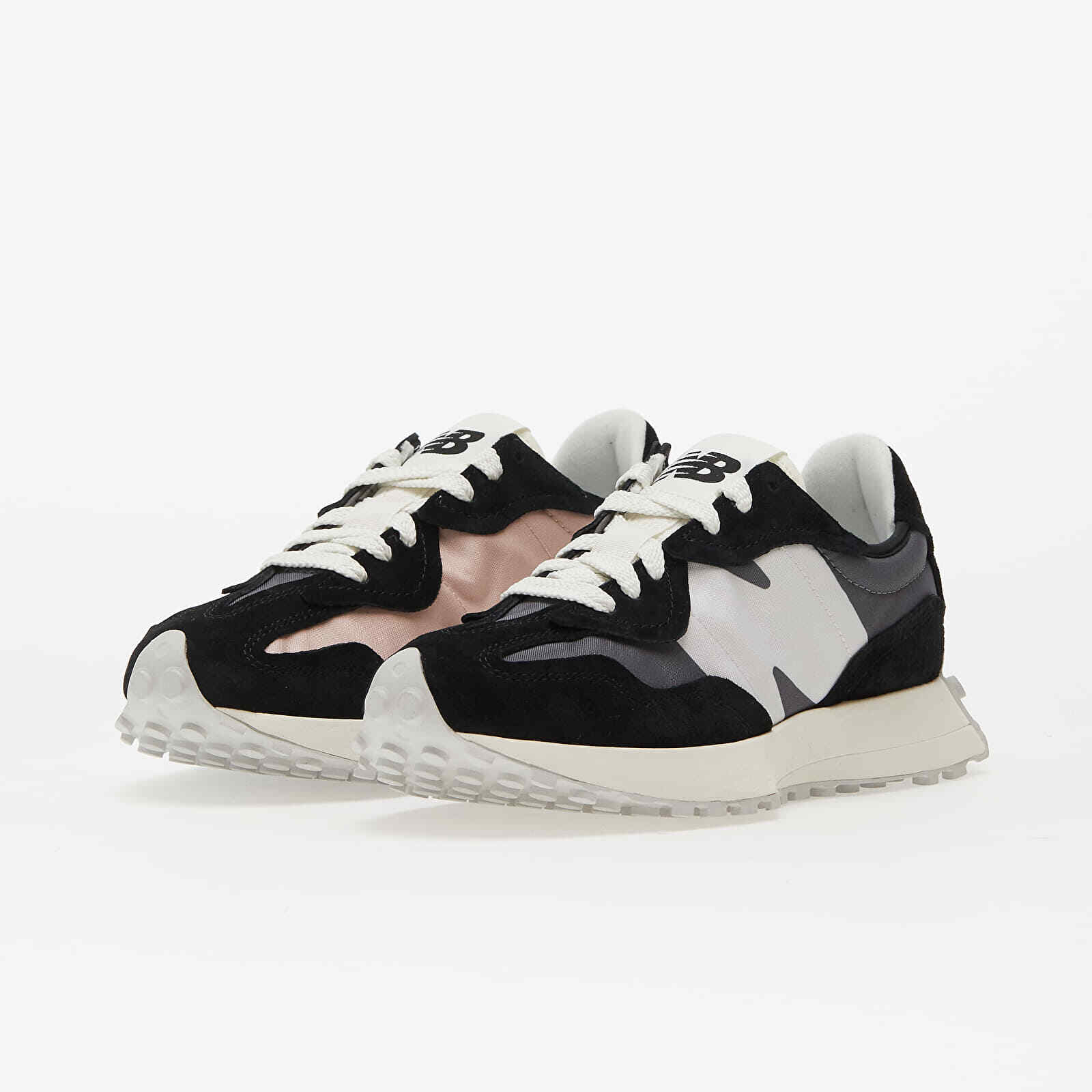 New Balance 327 Black Grey Pink U327WEM NB Mens Running Shoes Casual ...