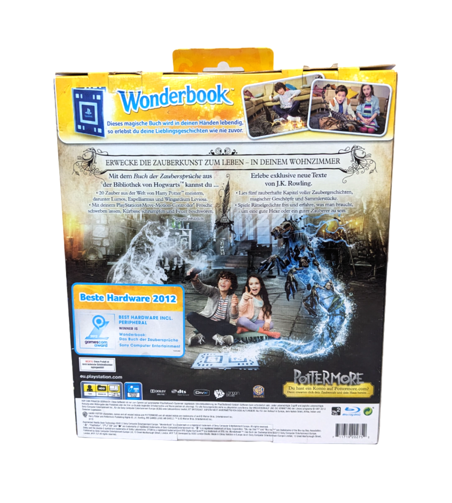 PS3 WONDERBOOK Das Buch der Zaubersprüche / Book of Spells benötigt ...