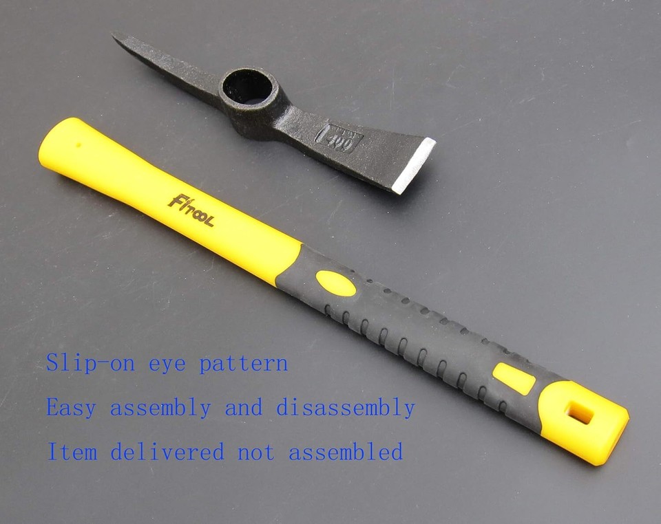 Compact Pick Axe with Beveled Cutting Edge - Ideal for Gardening and ...