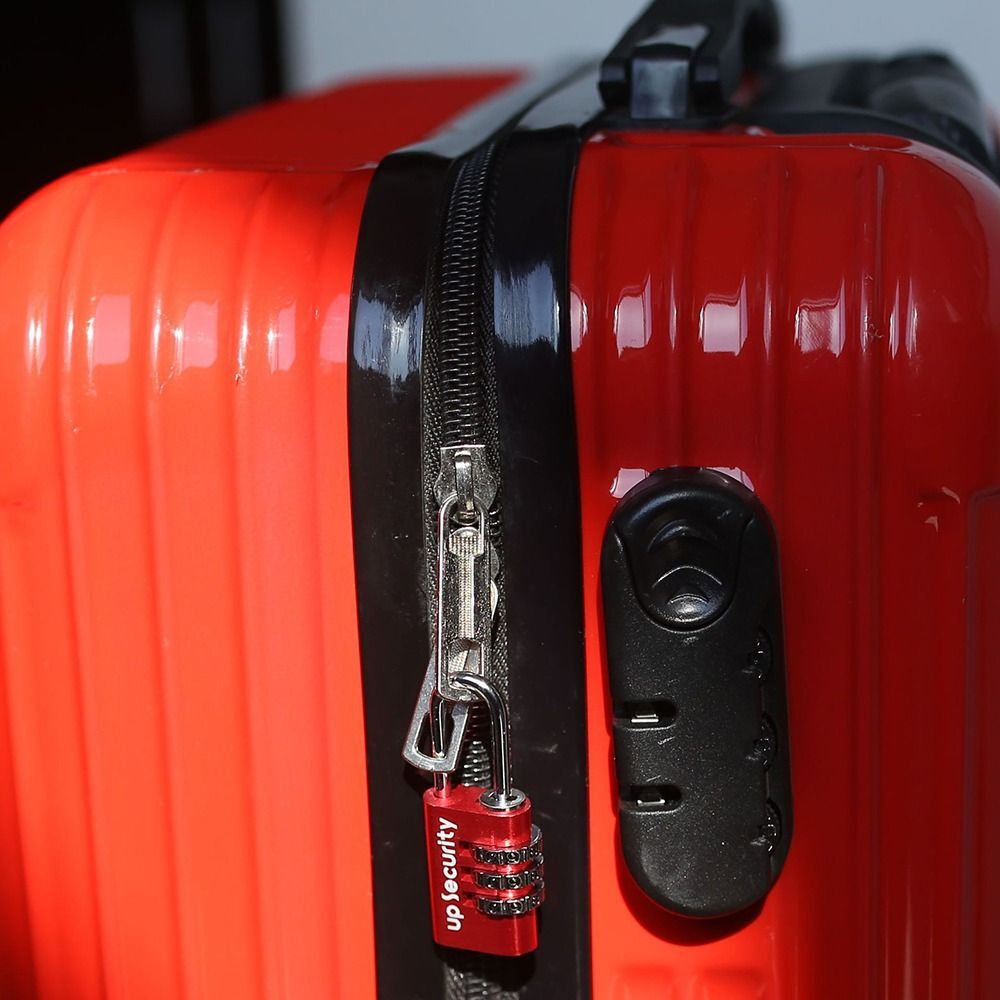 Aluminium alloy 3 Digit Password Lock Padlock Backpack Zipper Lock ...