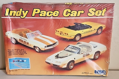 MPC 3 Car Indy Pace Car Set Kit # 6214 Factory Sealed Dented Box Chevy ...