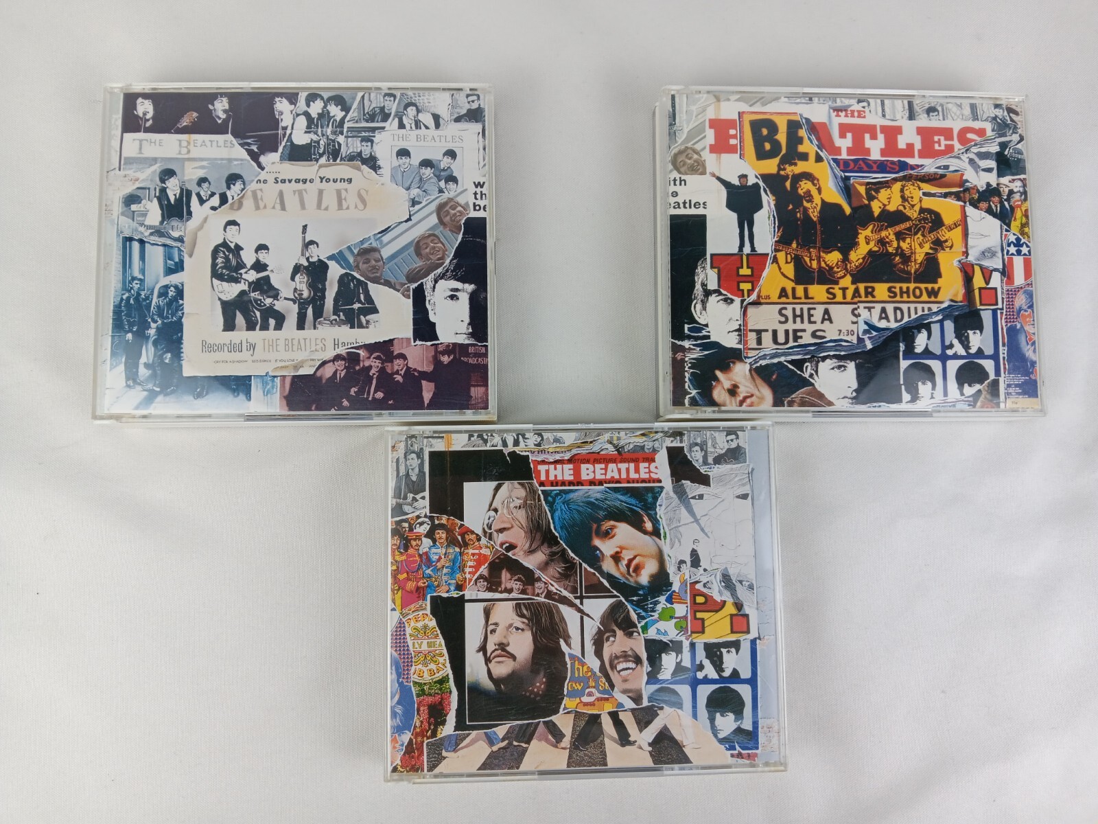 THE BEATLES Anthology cd set - Vol 1, 2 & 3 (6cds) w/booklets Apple ...