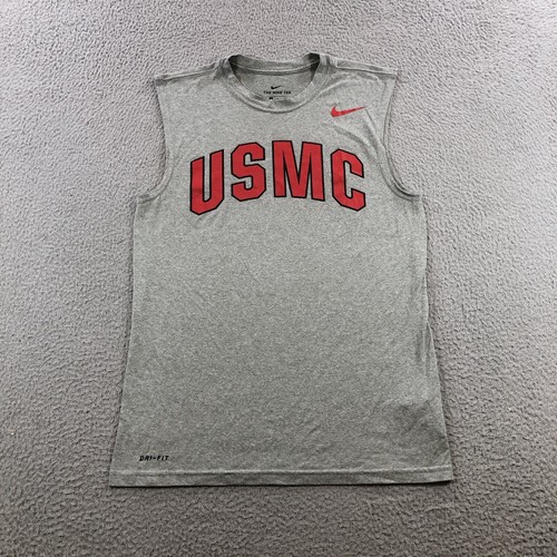 Nike USMC Tank Top Men’s S Gray College | eBay
