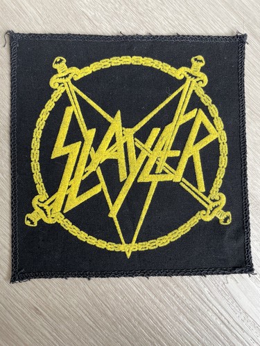 SLAYER Extremely Rare 80s Vintage Pentagram Logo Patch | eBay
