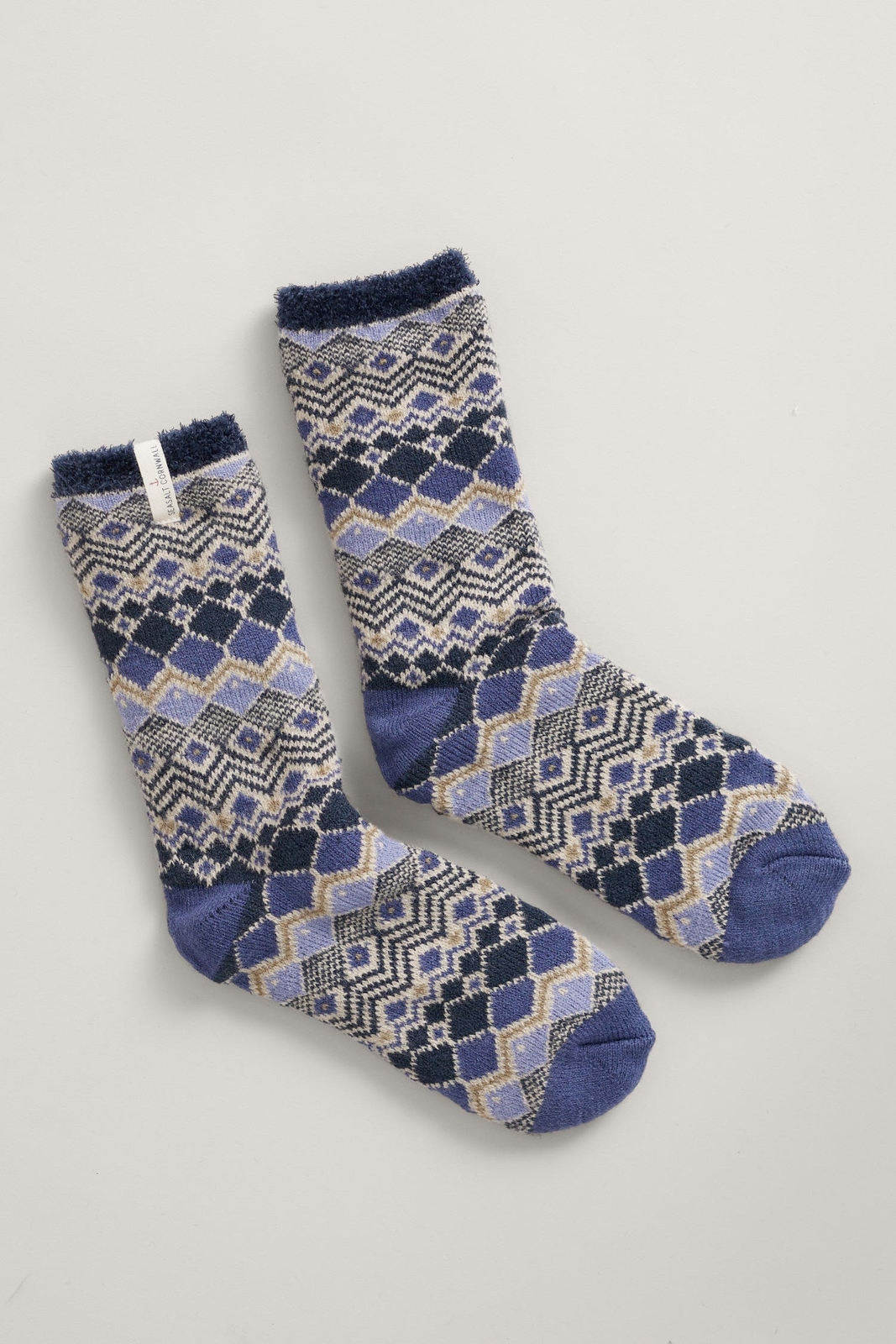 Seasalt Women's Socks - blue Women's Cabin Socks - Andrena Blue Ink ...