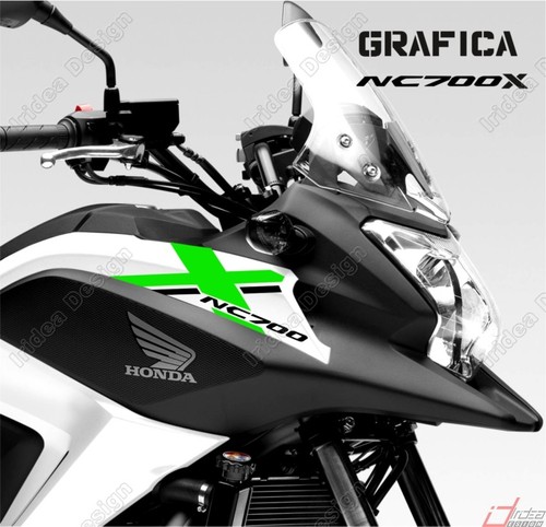 ADESIVI DECAL STICKERS PER HONDA NC700X NC 700 X RACING CARENA GRAFICA ...