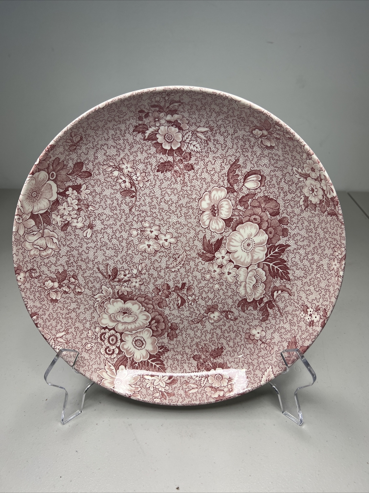 Spode Primula Red Pasta Serving Bowl Dish Made In England | eBay