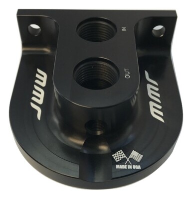 UNIVERSAL BILLET REMOTE OIL FILTER RELOCATION MOUNTING BRACKET -10 AN ...