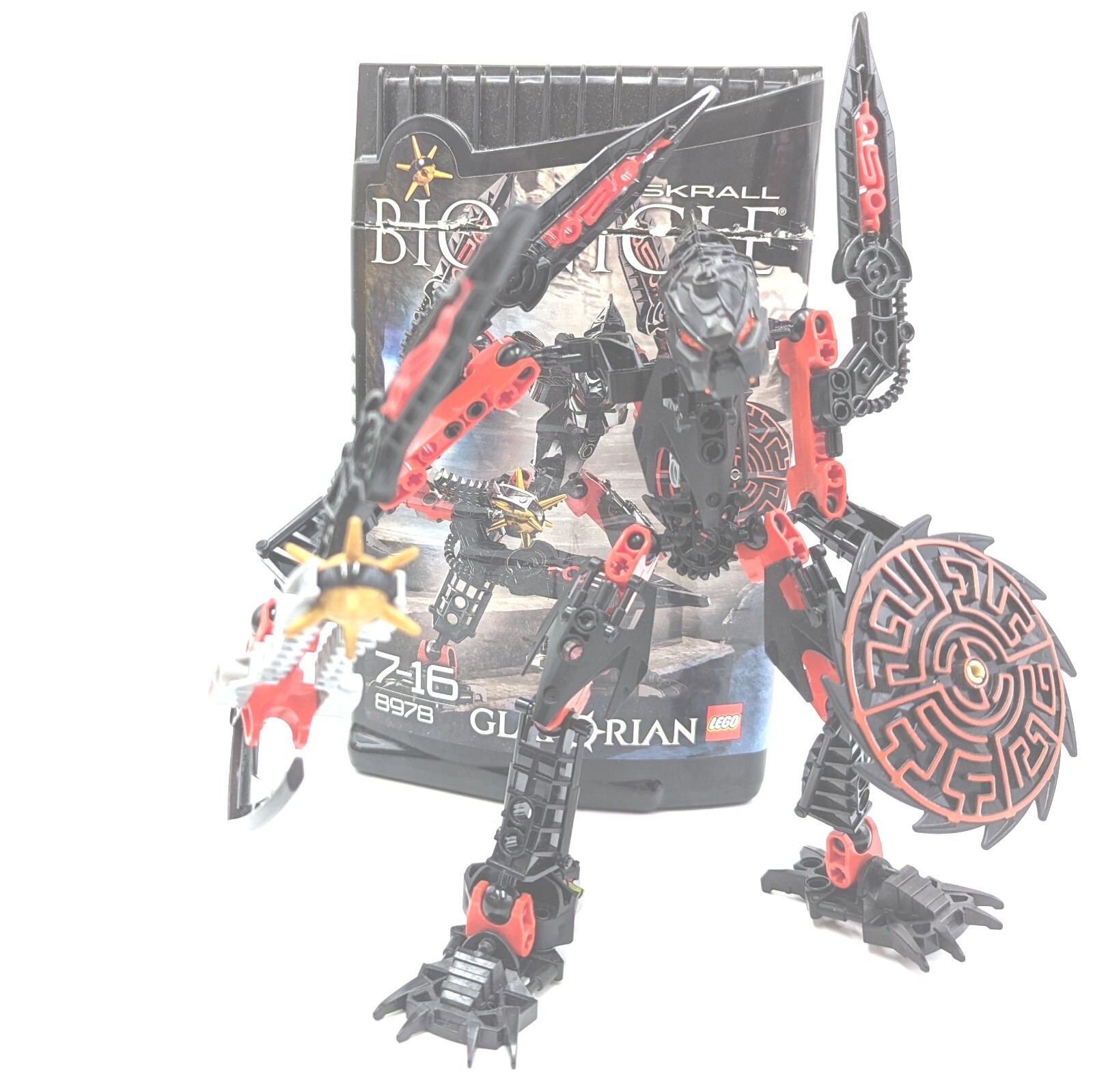 LEGO Bionicle 8978 Glatorian Skrall (w/ Canister) 673419112116 | eBay