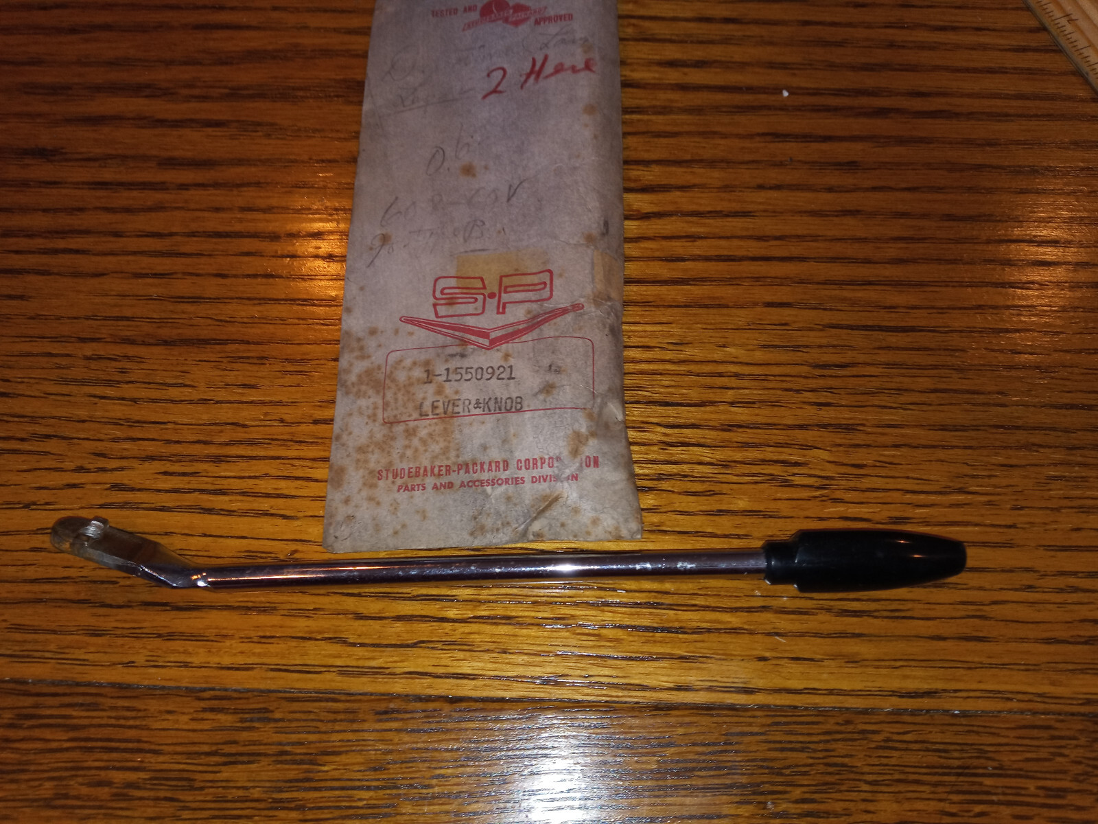 NOS STUDEBAKER /PACKARD TURN SIGNAL LEVER/KNOB 1550921-ALL 1959-60 CARS ...