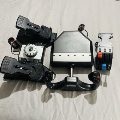 Logitech Pro Flight Yoke System w/ Foot Pedals Tested READ!! | eBay