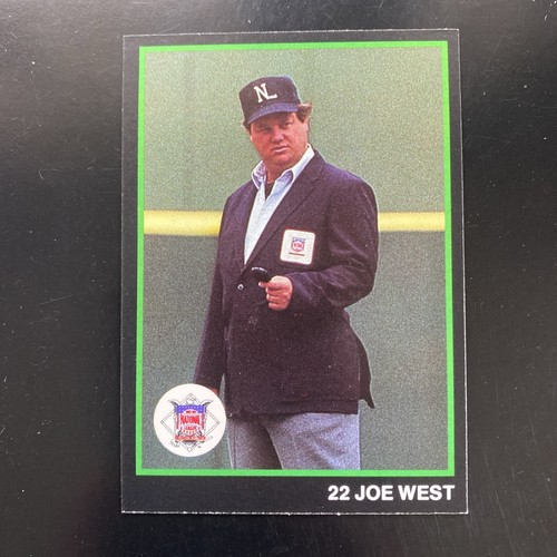 Joe West 1988 T&M Sports Umpire Card #36 | eBay