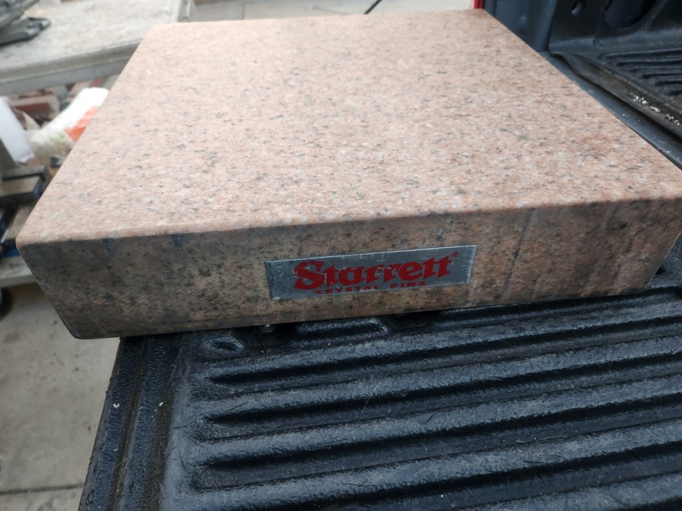 Starrett Crystal Pink Granite Surface Plate 18"x18"x4" | eBay