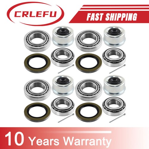 4 Sets 15123/245 25580/20 Trailer Bearing Kits for 5200-6000 lbs Axle ...