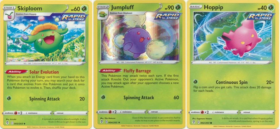 Hoppip Evolution