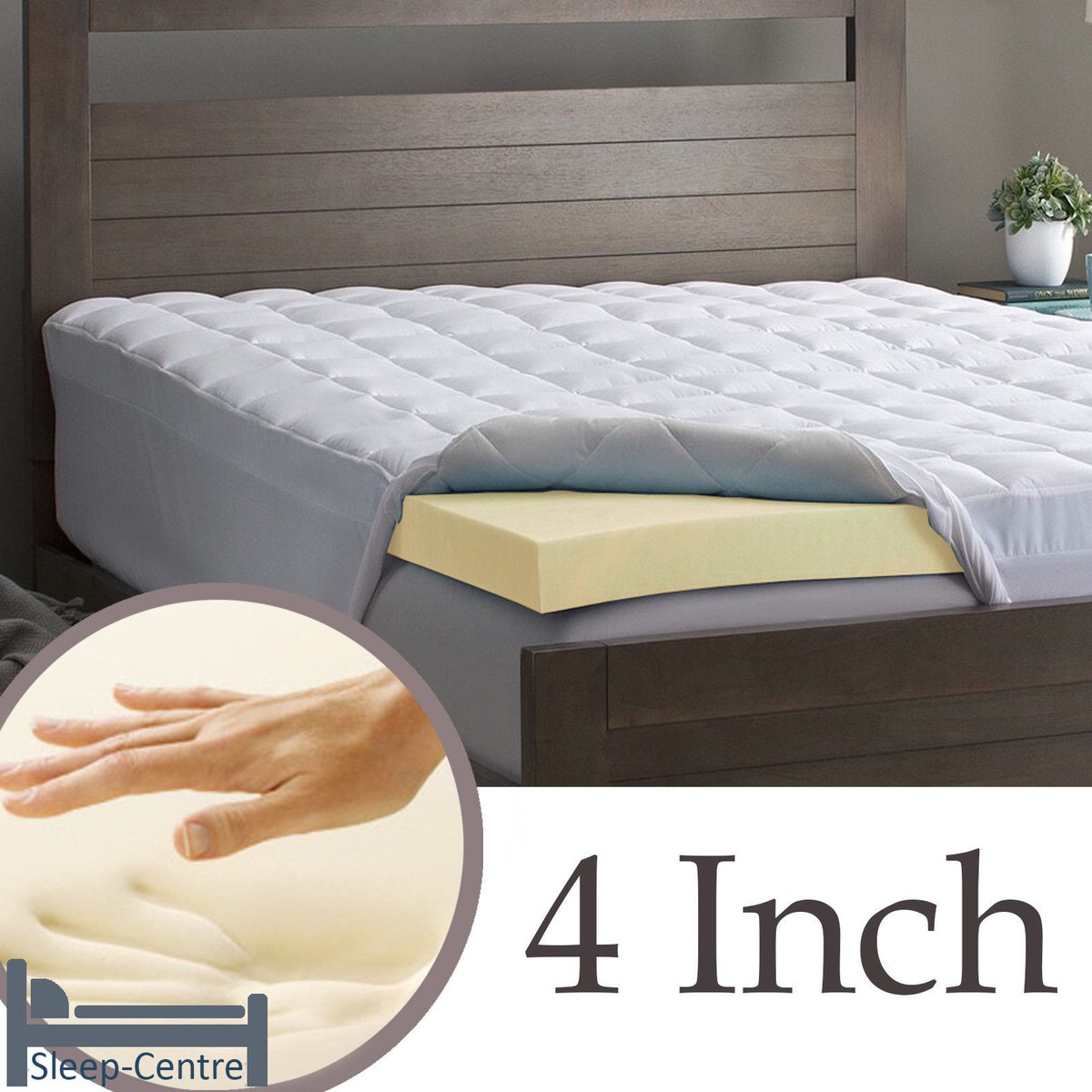 Orthopedic Mattress Topper Full Size Classicpedic Ultra Memory Foam