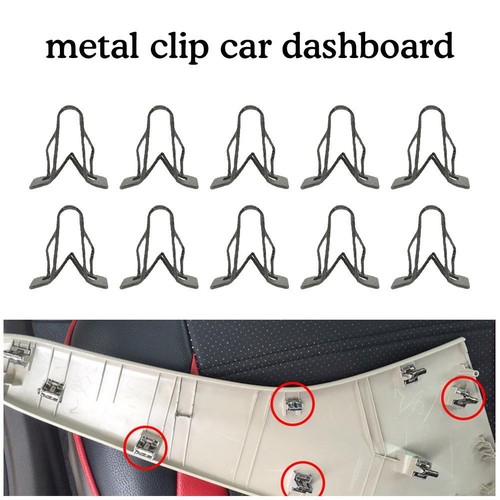 15pcs Car Console Dash Dashboard Trim Metal Retainer Clips' L2A7 T9P4 ...