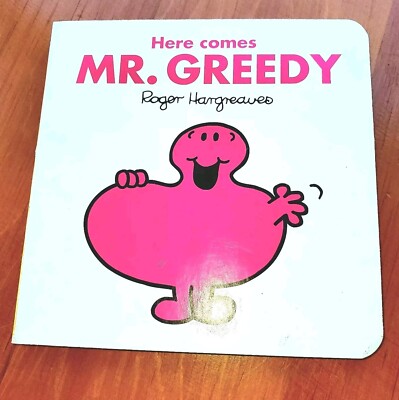 Mr Greedy UK Edition Mr Men Mini 5"x5" Board Book Series Roger ...
