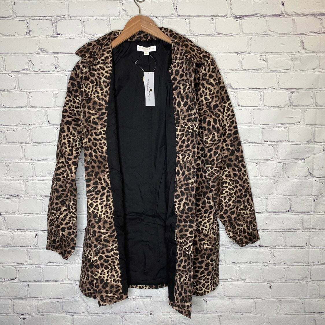 Spiritual Gangster NWT Women's Cheetah Dope Soul Coaches Jacket, Size ...