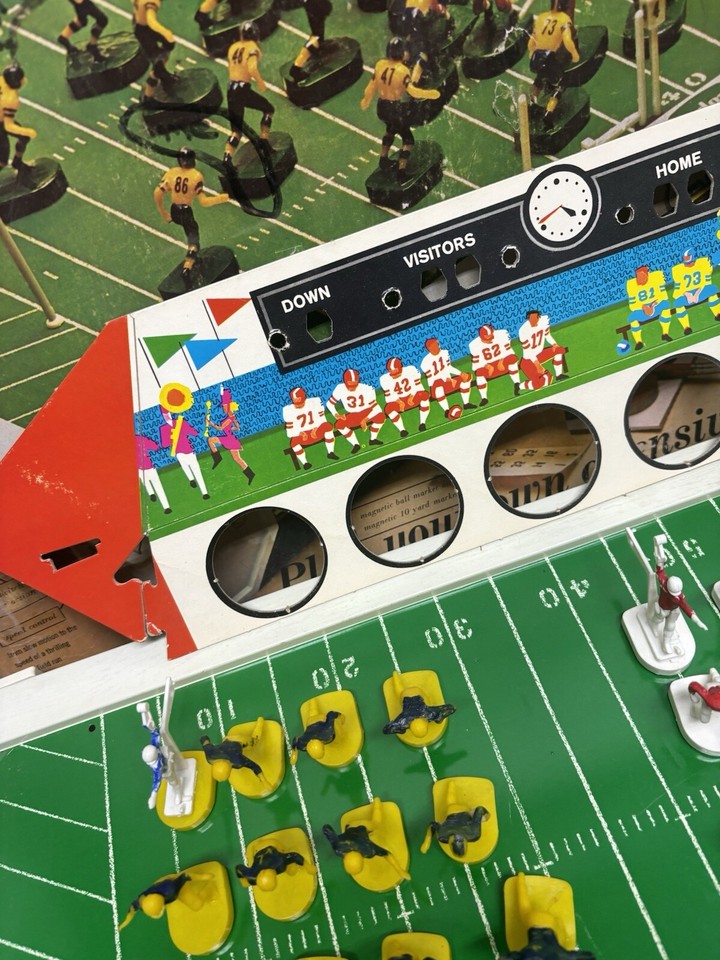 WORKS! Vintage Tudor Electric Football Game #500 w/ Box & Players NEAR ...