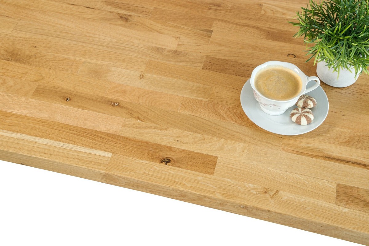 Full Stave Solid Oak Worktop Character Grade European Oak, 50% OFF