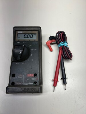 VTG FLUKE 77 MULTIMETER W/ LEADS WORKING | eBay