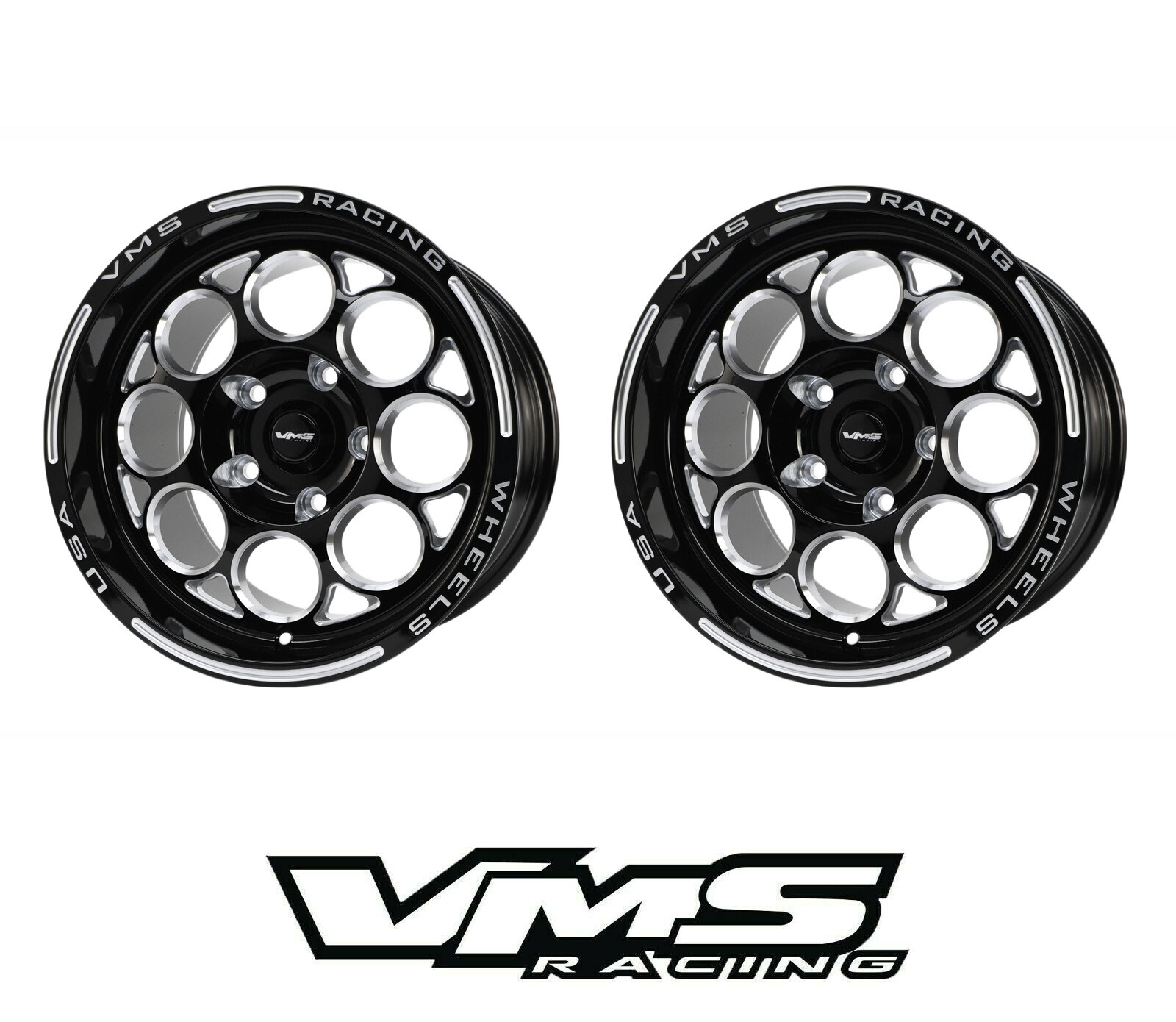 VMS RACING 5X120 MODULO F+R DRAG PACK WHEELS RIMS SET 15x10 15X3.5 | eBay