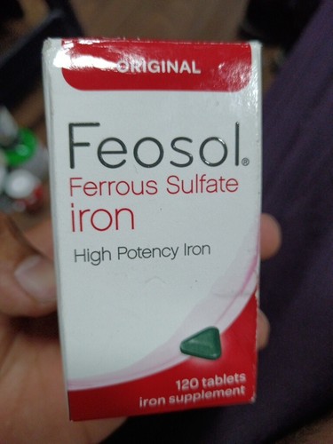 Feosol Ferrous Sulfate Iron, Original, 120 Tablets | eBay