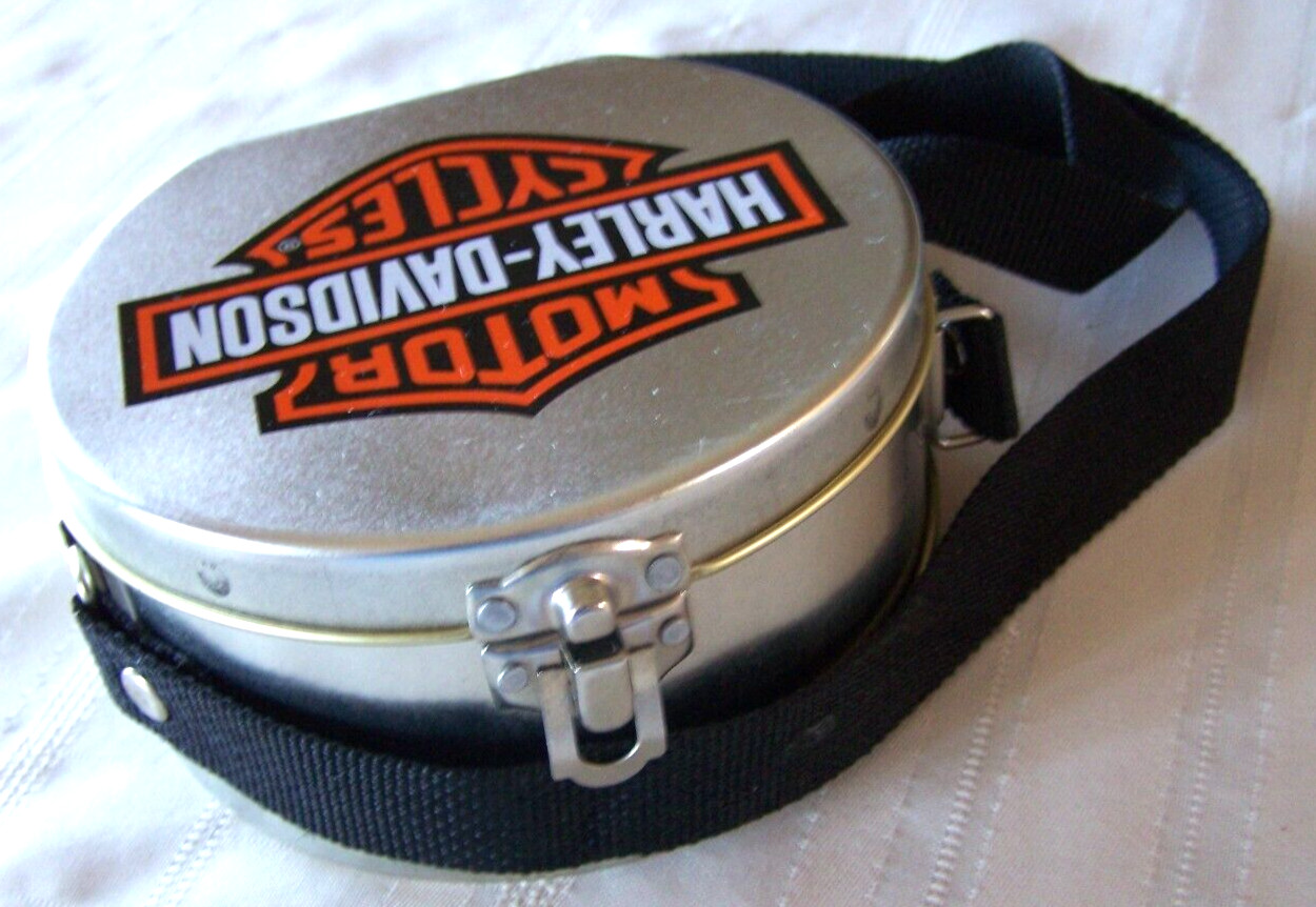 Harley Davidson Bar and Shield Metal Lunch Box Bag Sm… - Gem