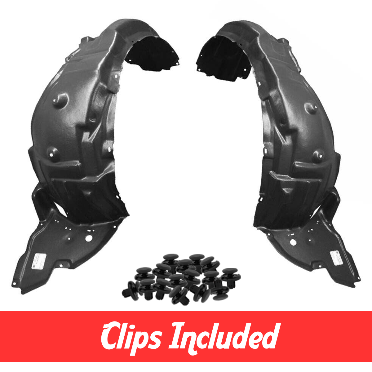 Lexus Is 250 A-Premium Front Inner Fender Liner Set For 2009-2010 Lexus ...