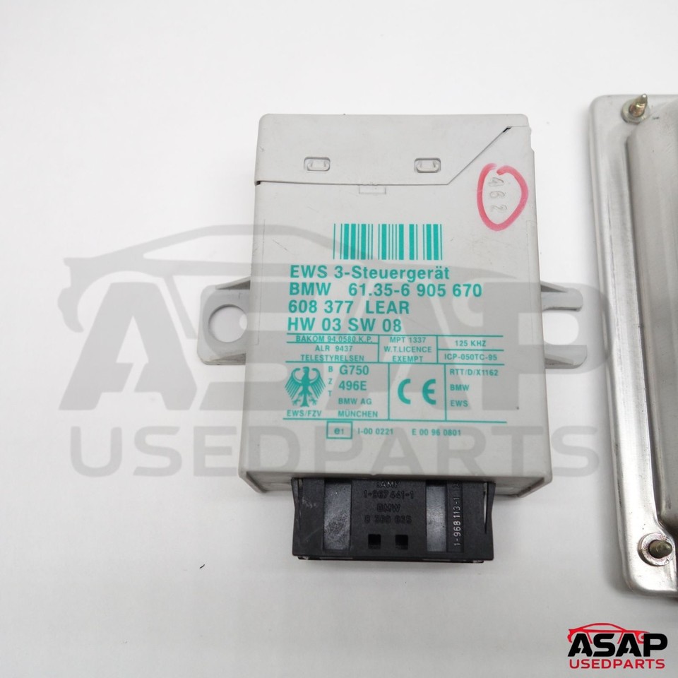 ⚡ PROGRAMMED DME ECM ECU + EWS 3 + 2 KEYS 2.5L M54 AT BMW E46 325xi ...