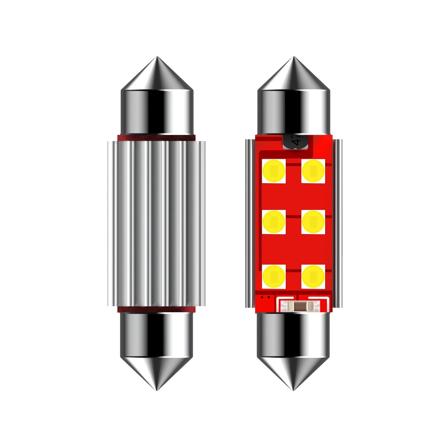 AUXITO 4X White Festoon 41MM 578 212-2 No Error LED Map Light Bulbs for ...