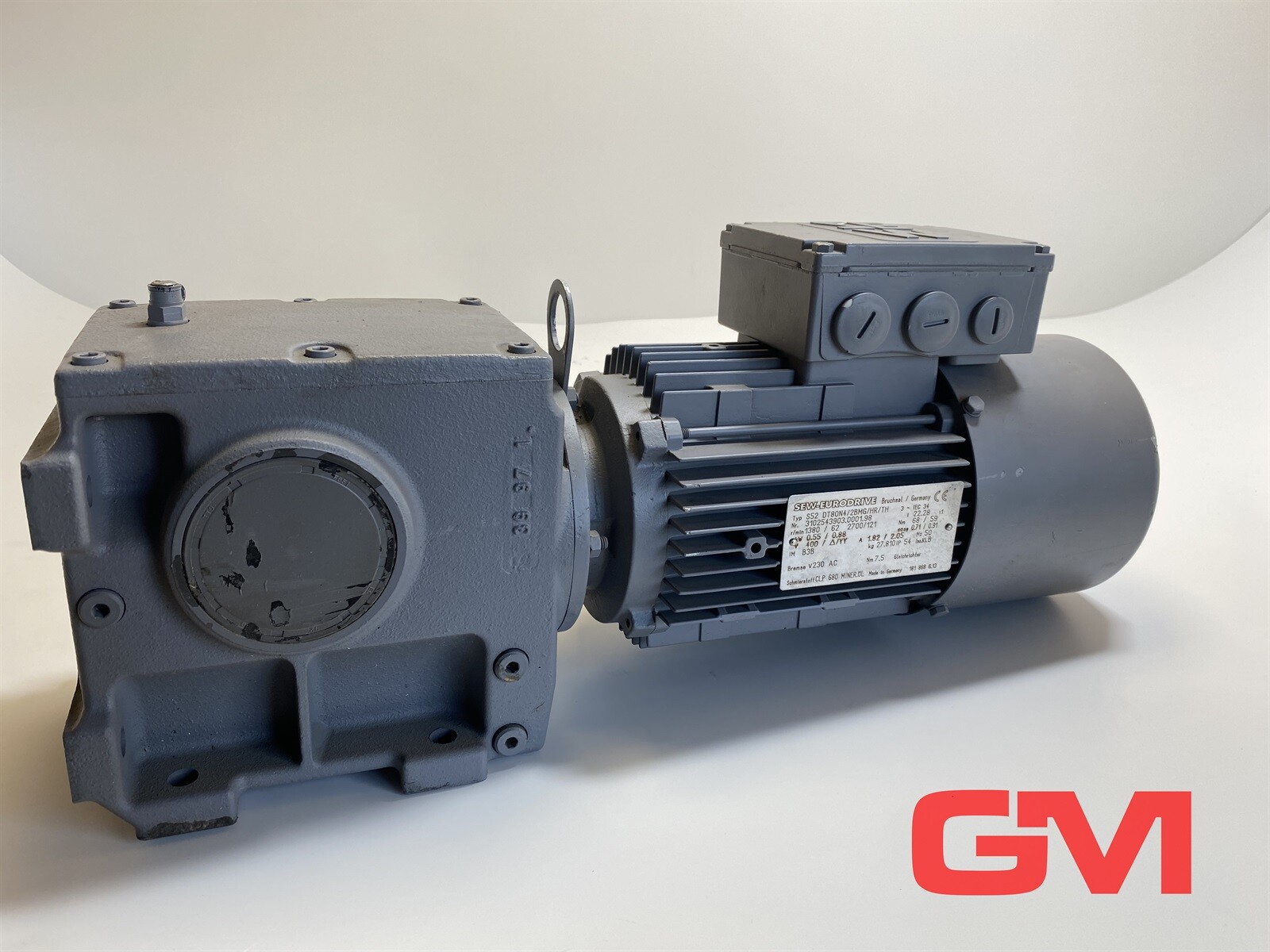 Sew Eurodrive Gear Motor DT80N4/2BMG/HR/TH S52 1380rpm 0.55kW 230V | eBay